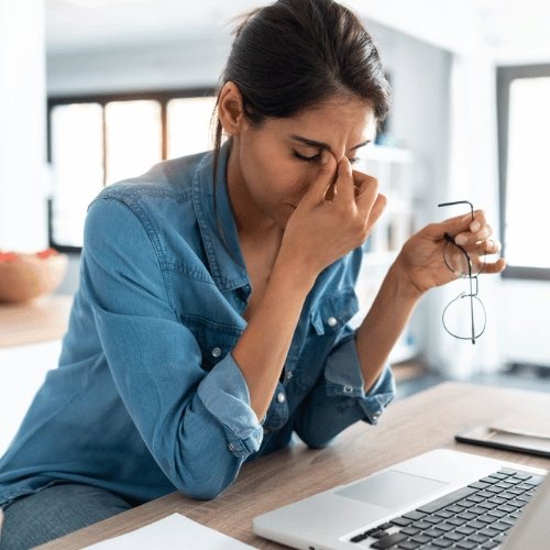 What is eye strain? | Baxter Blue