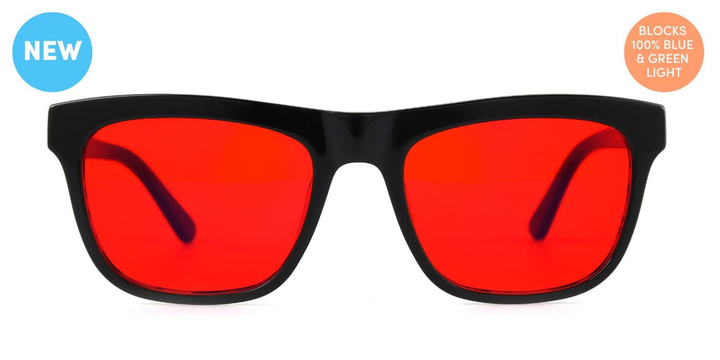 Joshua Blue Light Blocking Glasses - Black | Baxter Blue
